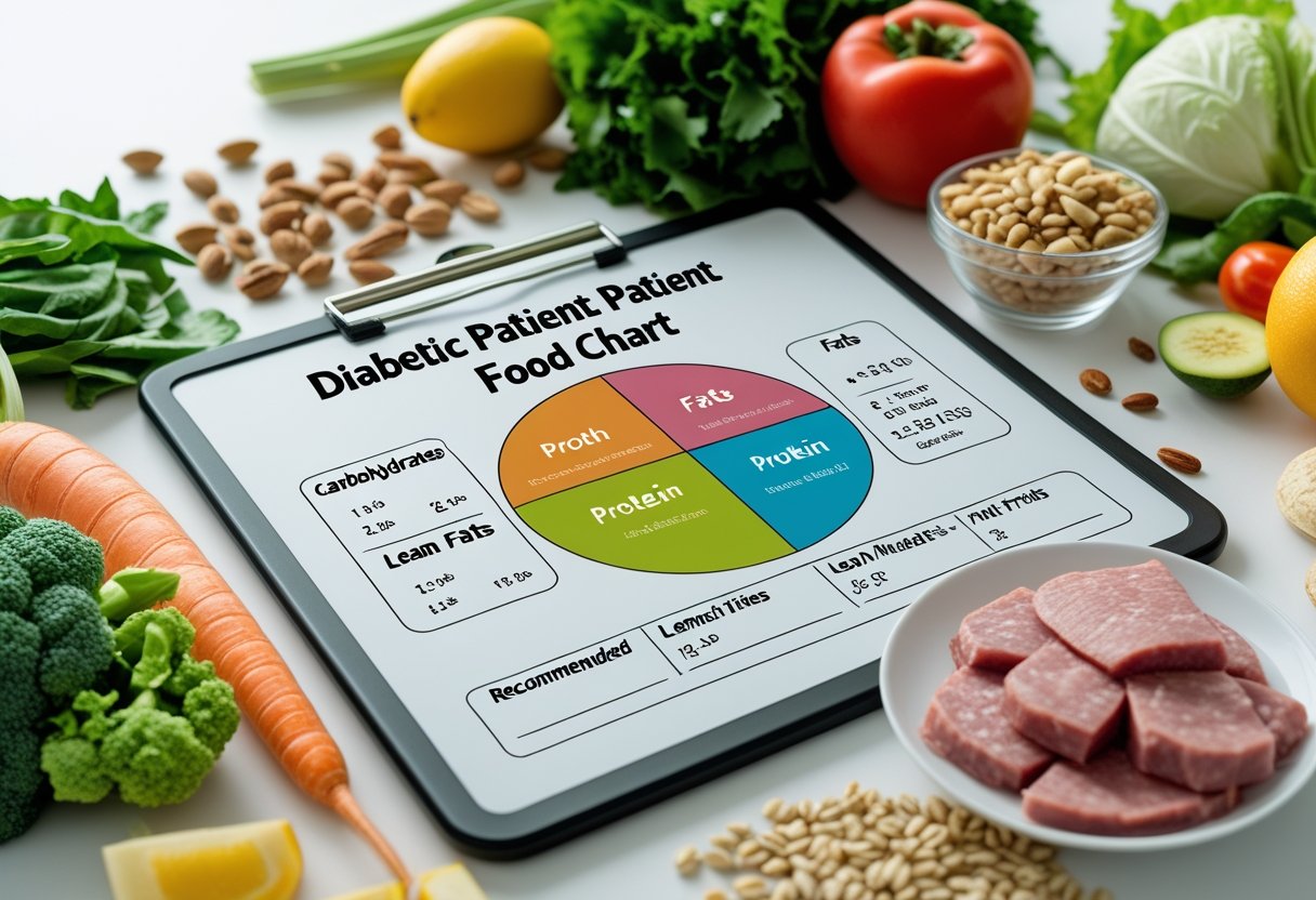 Diabetic Patient Food Chart for Balanced Nutrition and Blood Sugar ...